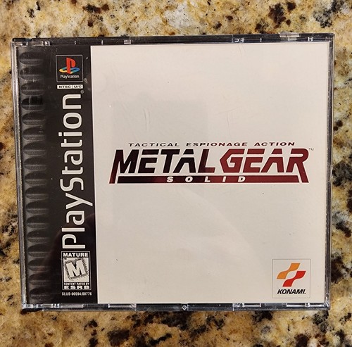 PS1 Metal Gear Solid Playstation One CIB Complete with Registration Reg ...