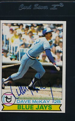 1979 Topps #608 Dave McKay Blue Jays Signed Auto *9443 | eBay