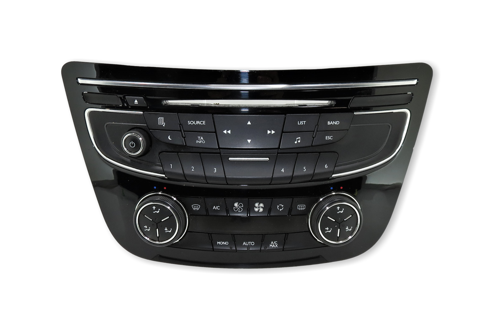 96656643XZ Peugeot 508 Genuine Valeo Audio Media Climate Control Switch ...