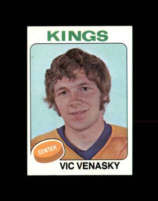 1975 Topps Hockey #312 Vic Venasky STARX 7 NM CS81507 | eBay