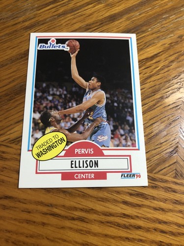 1990-91 Fleer Sacramento Kings Basketball Card #164 Pervis Ellison ...