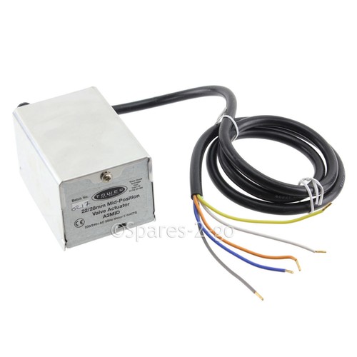 3 Port Mid Position Motorised Zone Valve 22mm 28mm Powerhead for ...