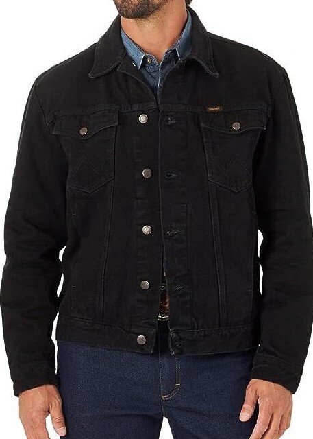 Men's Wrangler Cowboy Cut Denim Jacket - Inside Pockets | eBay