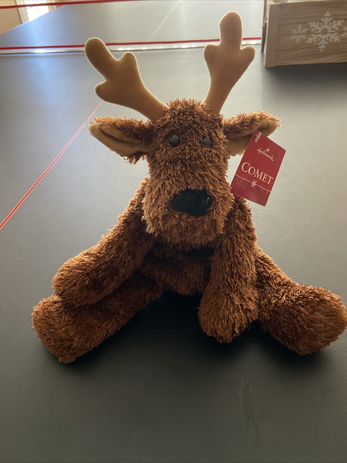 Hallmark Comet Reindeer Bean Bag Floppy Plush with Bell 13" w/Tag for ...