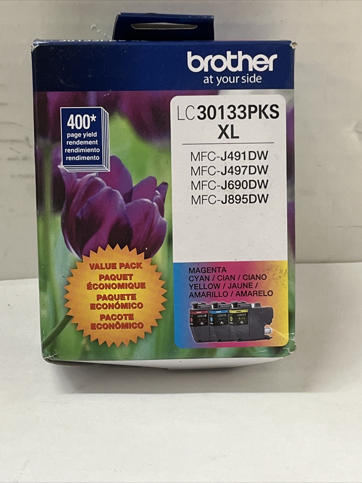 Brother LC30133PKS XL High Yield Color Ink Cartridges - 3 Pack for sale ...