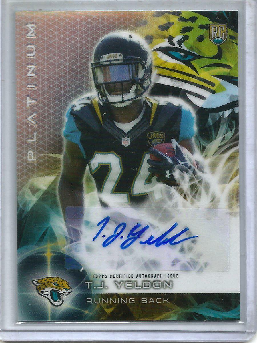 T.J. Yeldon 2015 Topps Platinum Autograph Rookie | eBay