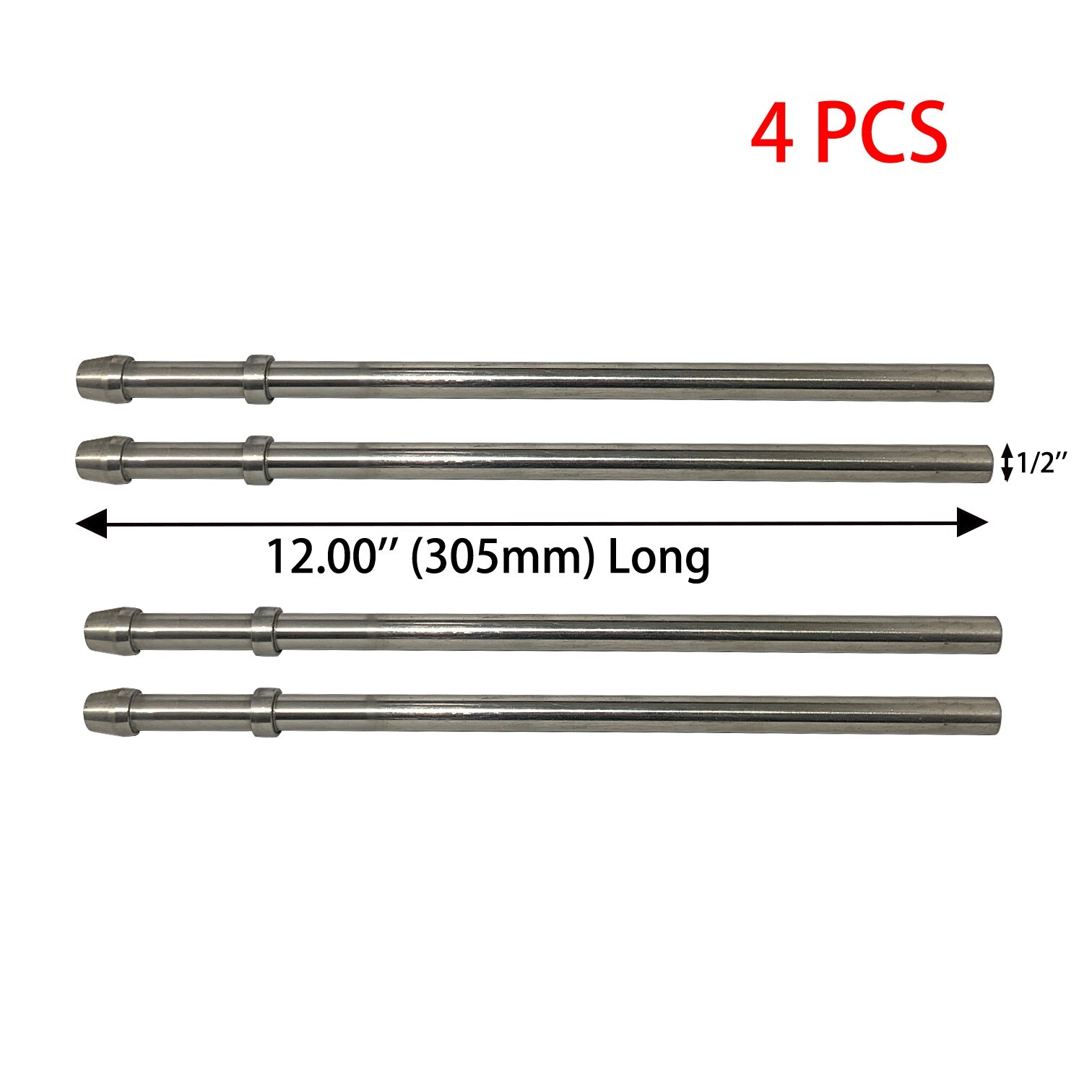 4Pcs Double Headers Straight Wire Universal Exhaust Hanger 1/2'' T304 ...