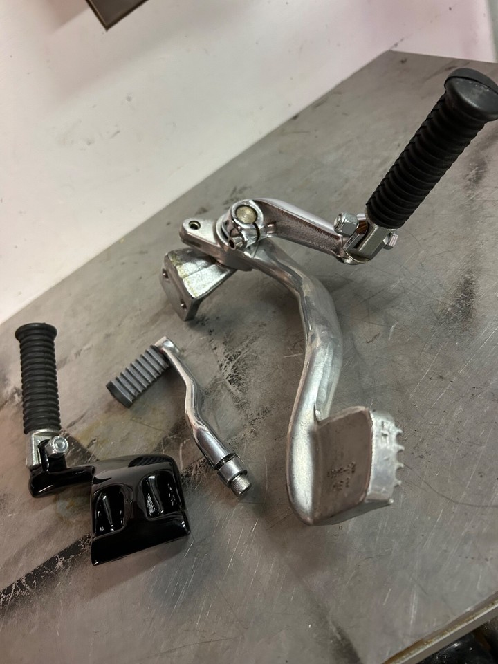 OEM Harley FXR mid Controls w/ Foot Pegs FXRD FXRT FXRP | eBay