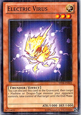 Electric Virus YSYR-EN022 Yu-Gi-Oh! Light Play Unlimited | eBay