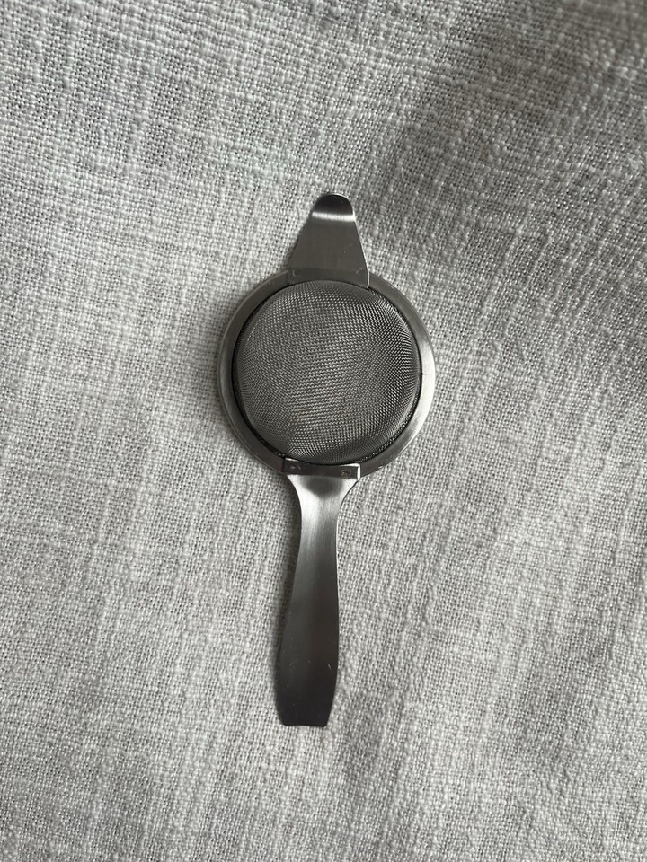 Vintage Stainless Steel Tea Strainer Sieve with Handle for Loose Leaf ...
