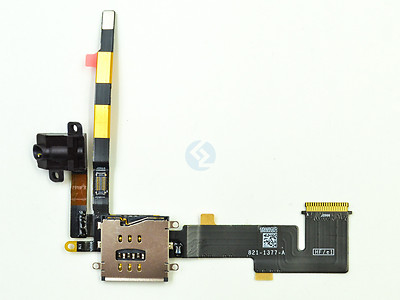 NEW Audio Jack Flex Ribbon Cable 821-1377-A for iPad 2 3G Version A1396 ...
