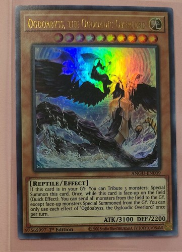 Yugioh! Ogdoabyss, the Ogdoadic Overlord ANGU-EN009 Ultra Rare 1st ed ...