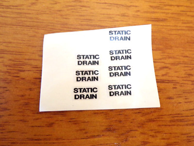 Helicopter "Static Drain" Decals | eBay