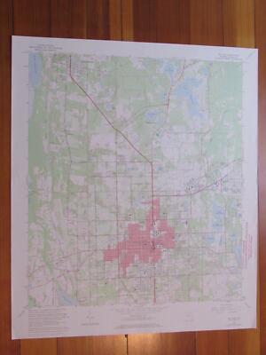DeLand Florida 1972 Original Vintage USGS Topo Map | eBay