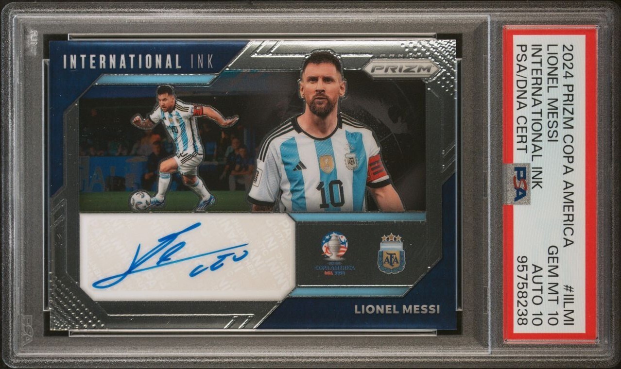 Lionel Messi 2024 Prizm Copa America #II-LMI International Ink Price ...