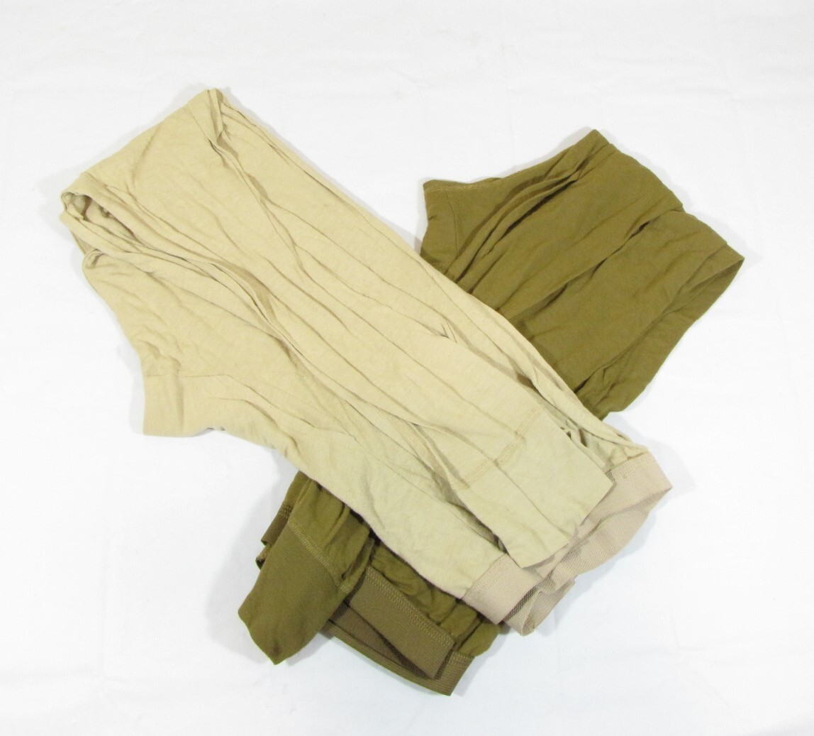 2-Pr USMC FROG XGO FR Flame Resist Base Layer Coyote & Sand Bottom ...