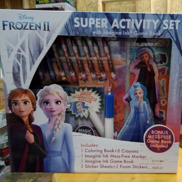 Frozen 2 Disney Princess Super Activity Set Art Kit Stickers Gift Ages ...