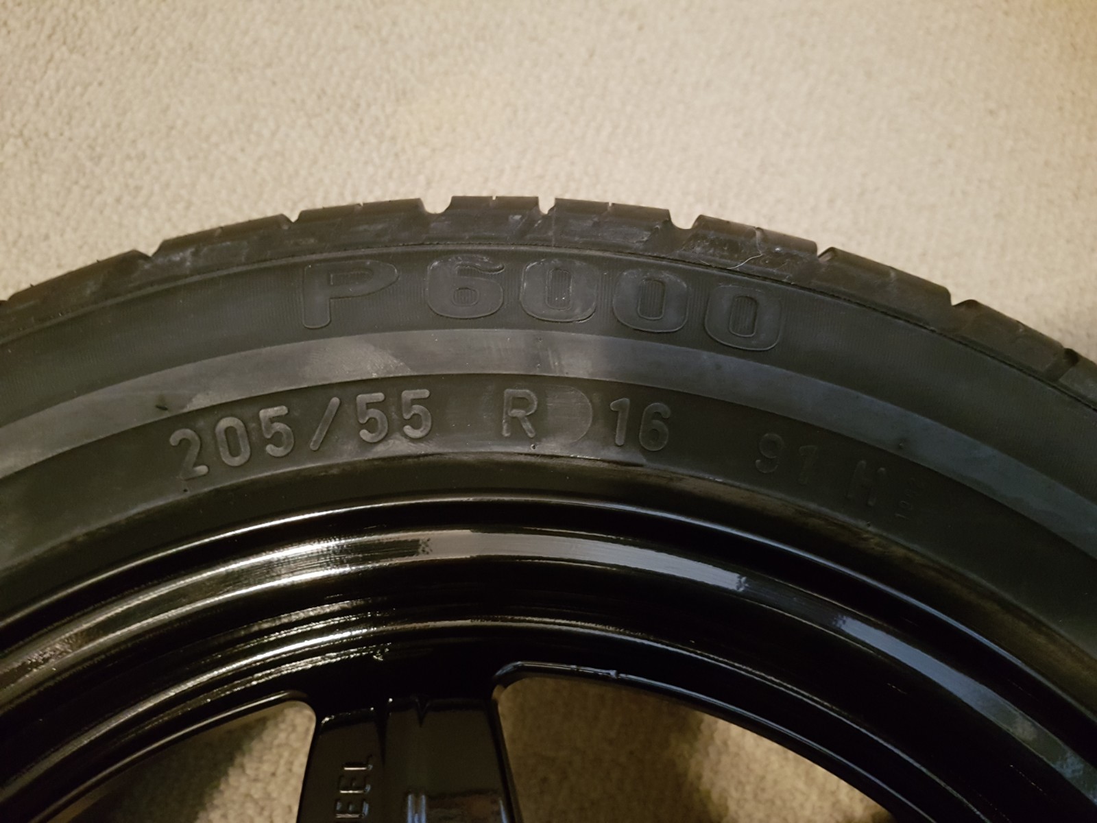MERCEDES BENZ OEM W208 CLK320 SPARE WHEEL RIM and PIRELLI TIRE ...