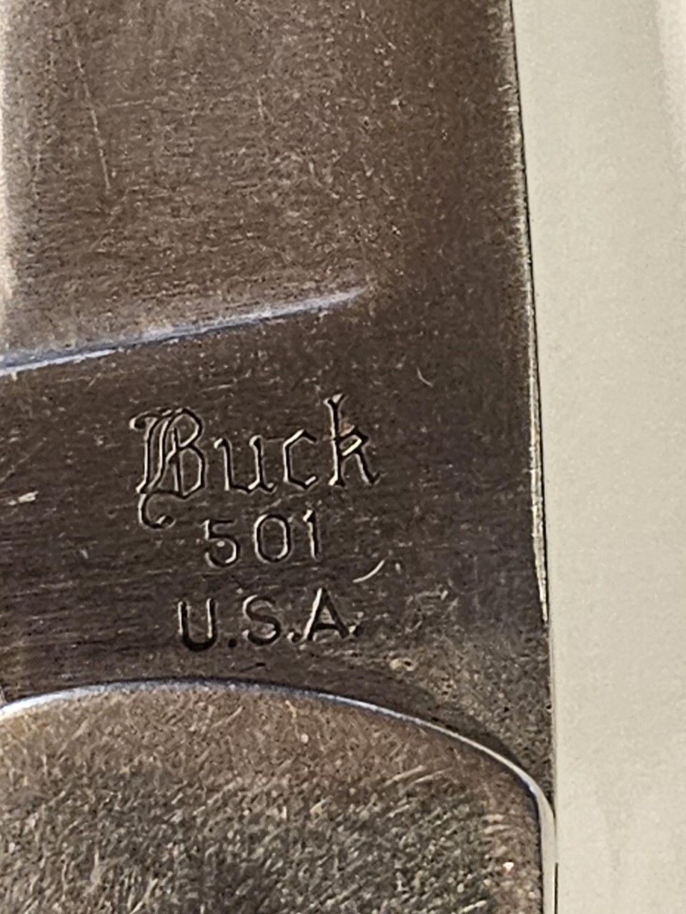 Vintage Buck 501 Knife with Custom Sheaf | eBay