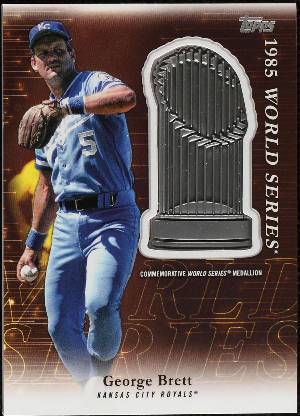 2023 Topps Update Series - Postseason Trophy Medallions George Brett # ...