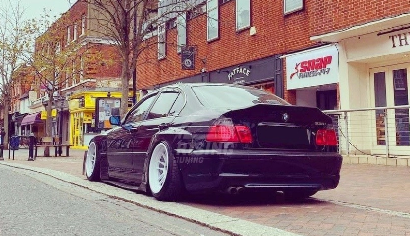 E46 ducktail trunk Spoiler M3 bmw e46 sedan Spoiler lip JDM style | eBay