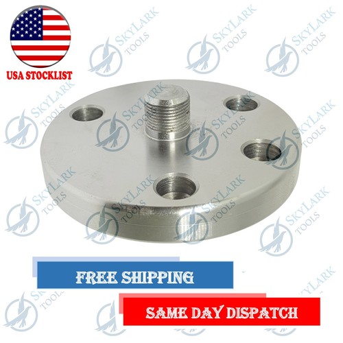 80mm Rotary Table Backplate 14x1 Threaded for Milling Machine T-Slots ...