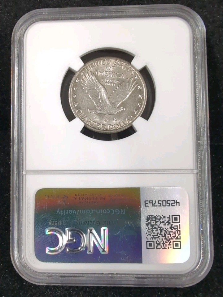 1930 25C STANDING LIBERTY QUARTER NGC AU 58 #5480 | eBay