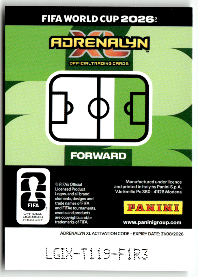 Panini World Cup Adrenalyn 2026 630 Lionel Messi Martinez Alvarez ...