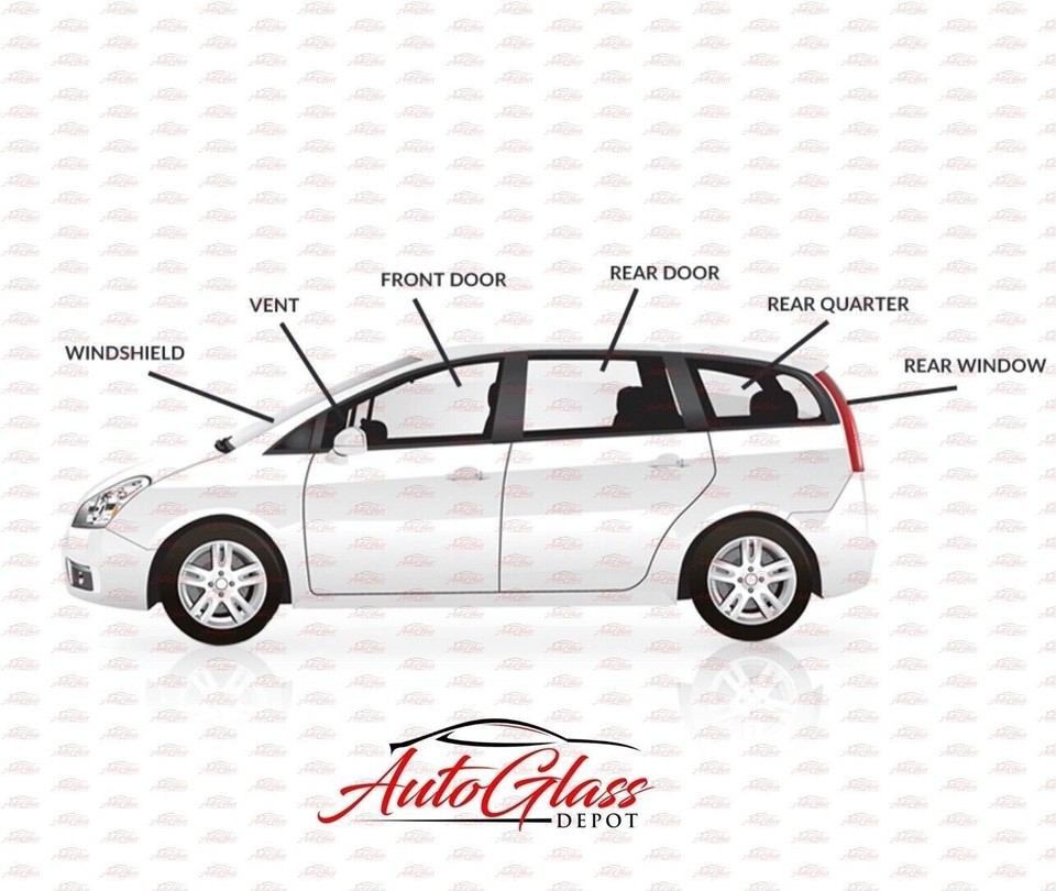 Fits 2010-2017 Volvo XC60 4DR Driver Left Side Rear Door Window Glass ...