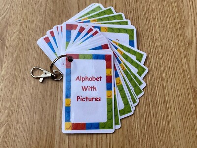 Alphabet - with Pictures Flashcards Early Learning Primary School Key ...