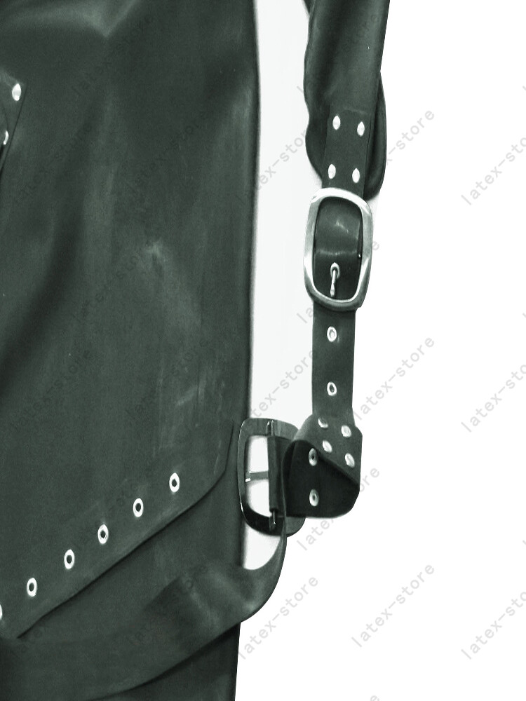 253 Latex Rubber Gummi straitjacket Coats binders belts customized 0 ...