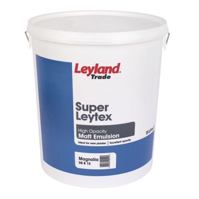 Leyland 264712 Super Leytex Emulsion Paint - 15L Magnolia for sale ...
