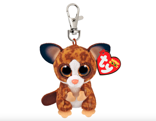 TY BEANIE BOO CLIP - BINKY BROWN BUSH BABY Australian Toys Baby Keyring ...