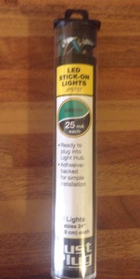 Woodland Scenics JP5737. Just Plug LED Stick On Lights - Green. 25mA ...