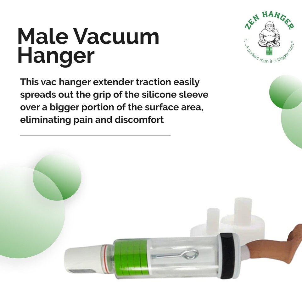 Vacuum Penis Weight Hanging + Pump combo extender stretcher device zen ...