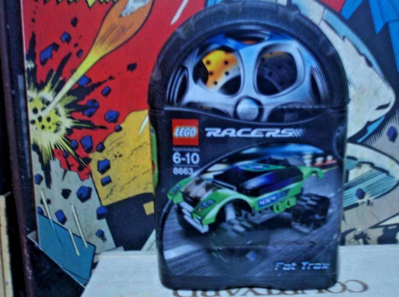 New Lego 2006 Racers Fat Trax #8663 , opened Built to Rule pieces Tonka ...