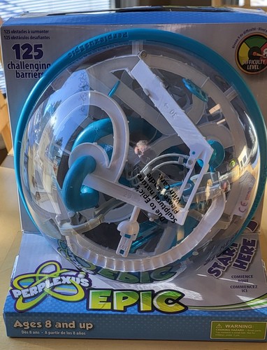 PERPLEXUS EPIC 3D Puzzle Ball Maze Game Brain Teaser Toy PlaSmart Mint ...