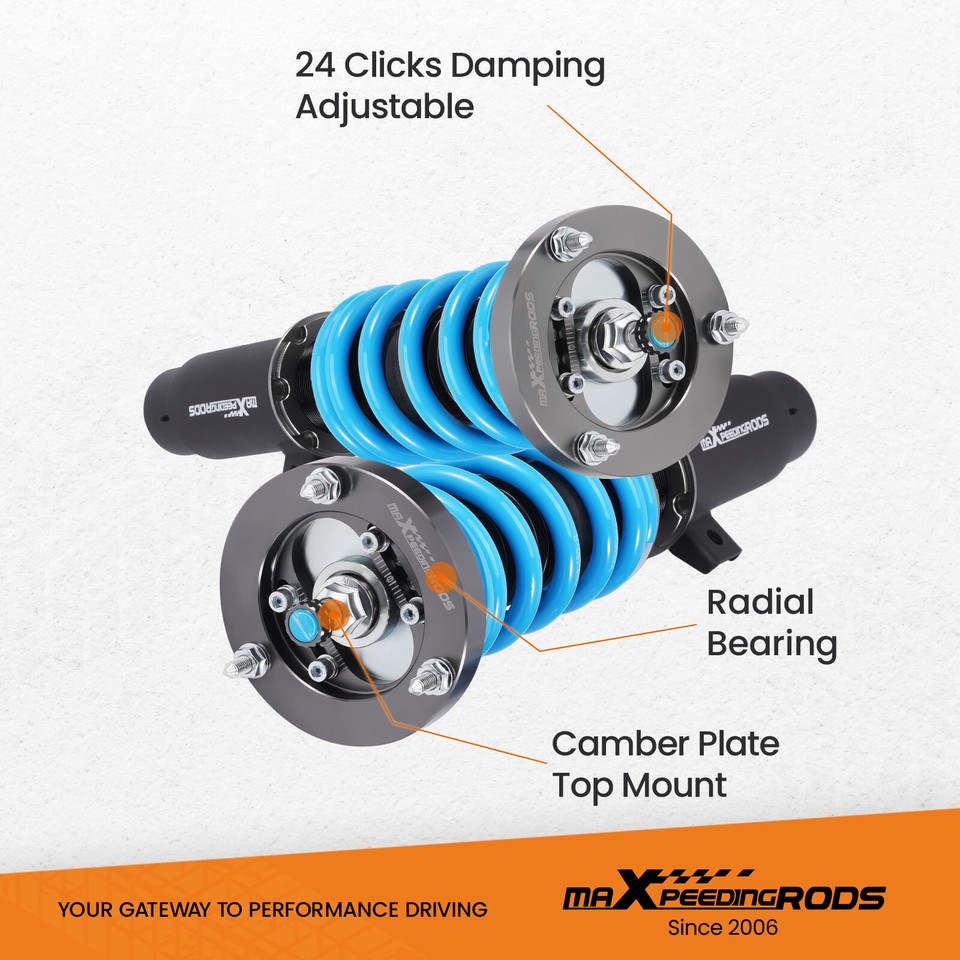 24 Way Damper Coilovers Struts for BMW E90 E92 E93 325i 328i 330i 335i ...