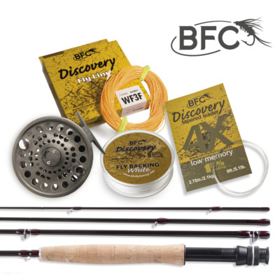 BFC Discovery HPS Fly Fishing Rod and Reel Combo Kit 10ft 3wt 4pc | eBay UK