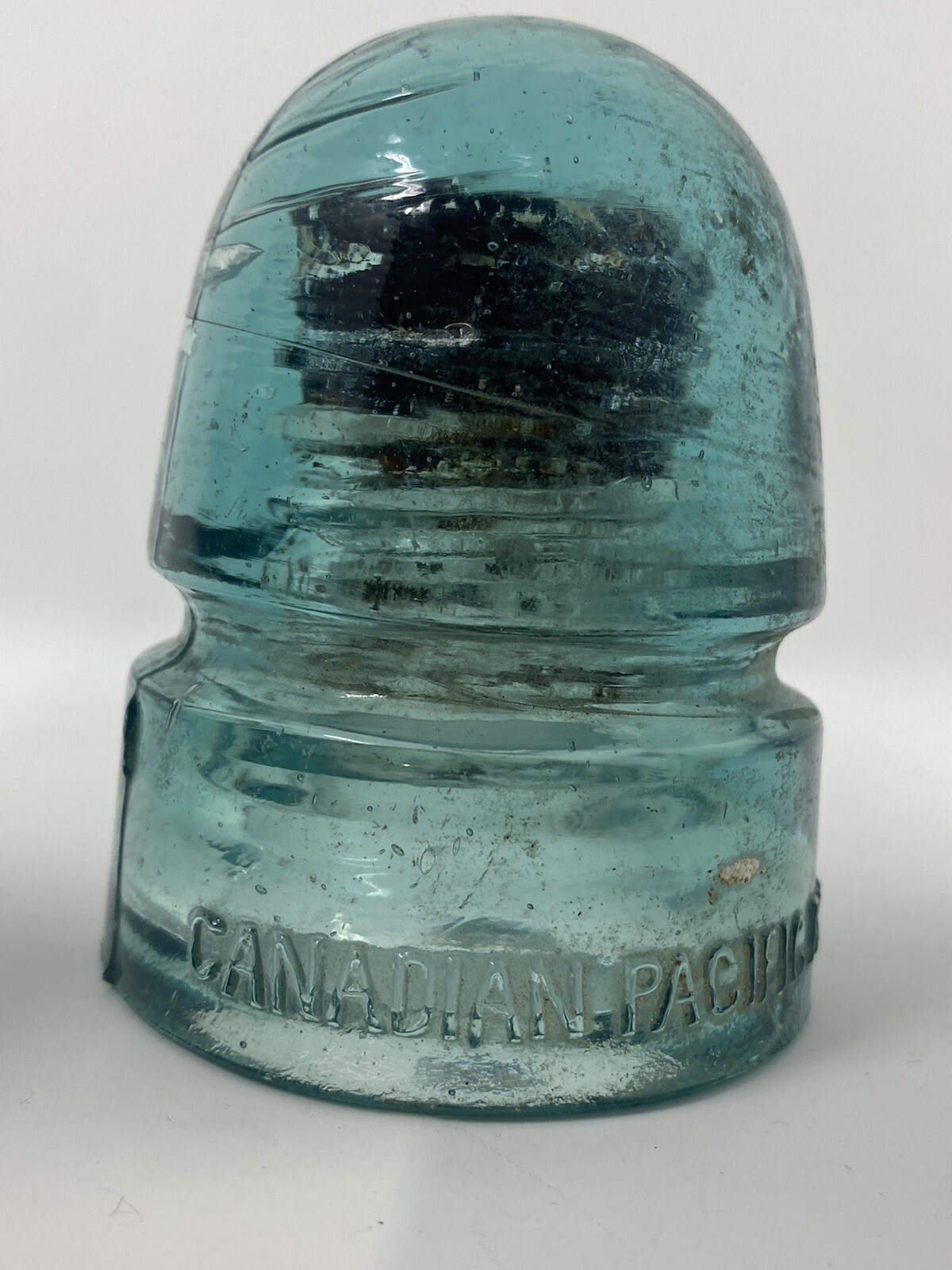 Vintage VERY VERY RARE CPR Glass Insulator Lot of 3 AS IS Canadian ...