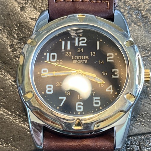 Vintage Men’s Lorus Sports Watch by Seiko V515-6C40 Working | eBay