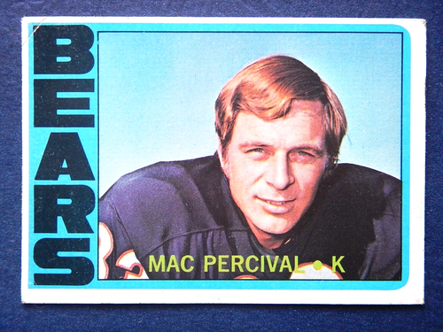 Mac Percival #41 Topps 1972 Football Card (Chicago Bears) E | eBay