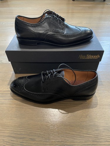 Allen Edmonds Men’s Black Dress Shoes Size 11 New With Replacement A.E ...