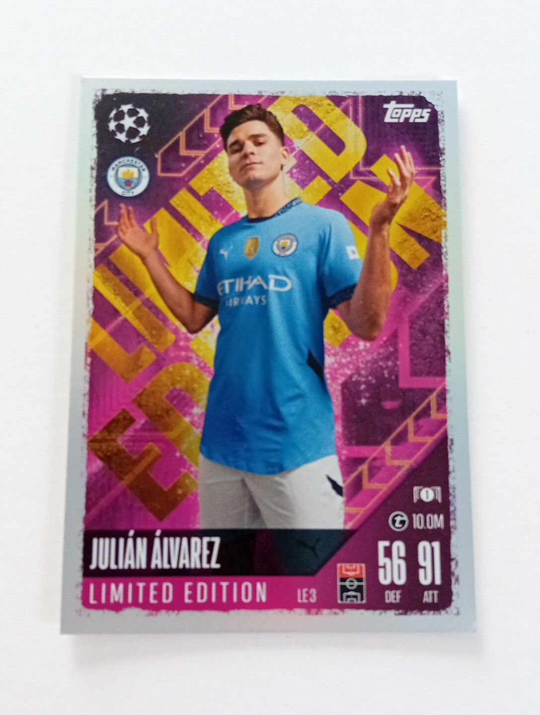 TOPPS MATCH ATTAX Limited Edition 24/25 JULIAN ALVAREZ Man City LE3 | eBay