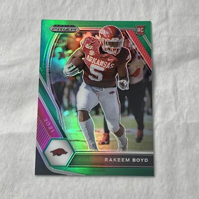 Rakeem Boyd Prizm Draft Panini 152 2021-22 Rookie RC Green | eBay