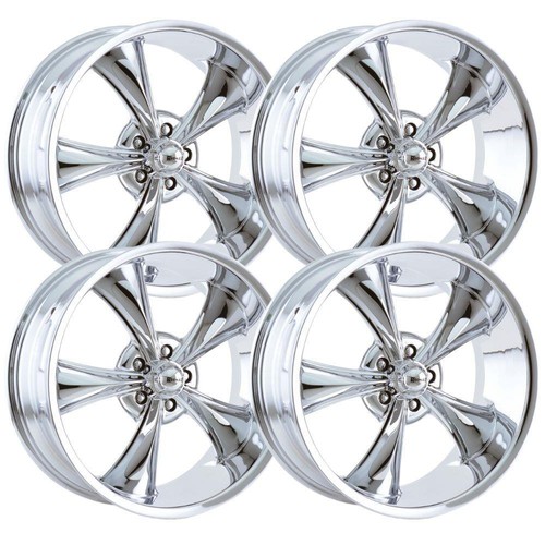 (Set-4) Ridler 695 22x9 5x4.75 0mm Chrome Wheels Rims 22 Inch | eBay