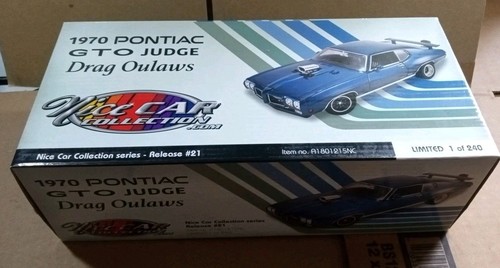 1970 GTO JUDGE DRAG OUTLAWS RACE CAR 1:18 NICECAR VERY LIMITED ...
