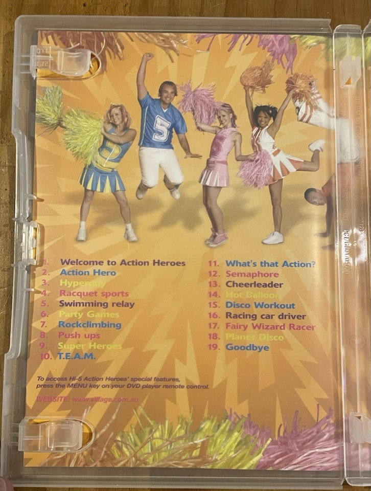 Hi-5 - Action Heroes (2005) DVD Original Cast Region 4 PAL | eBay Australia