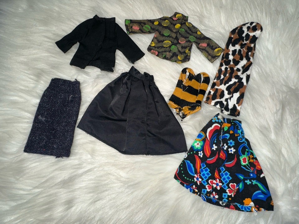 Vintage 7 Pc Lot Handmade Barbie Fashion Clone Clothing | eBay