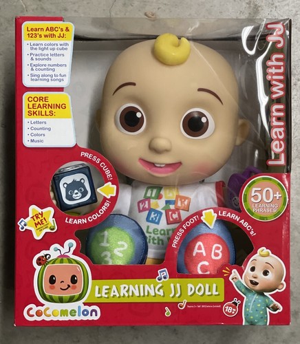 Cocomelon Learning JJ Doll ABC’s & 123’s Brand NEW 886144961120 | eBay
